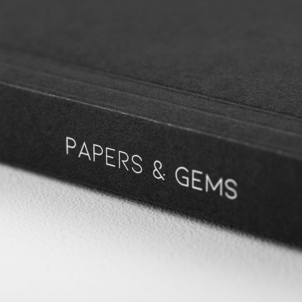 A5 Lined Lay-Flat Notebook | Black