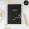 A5 Lined Lay-Flat Notebook | Black