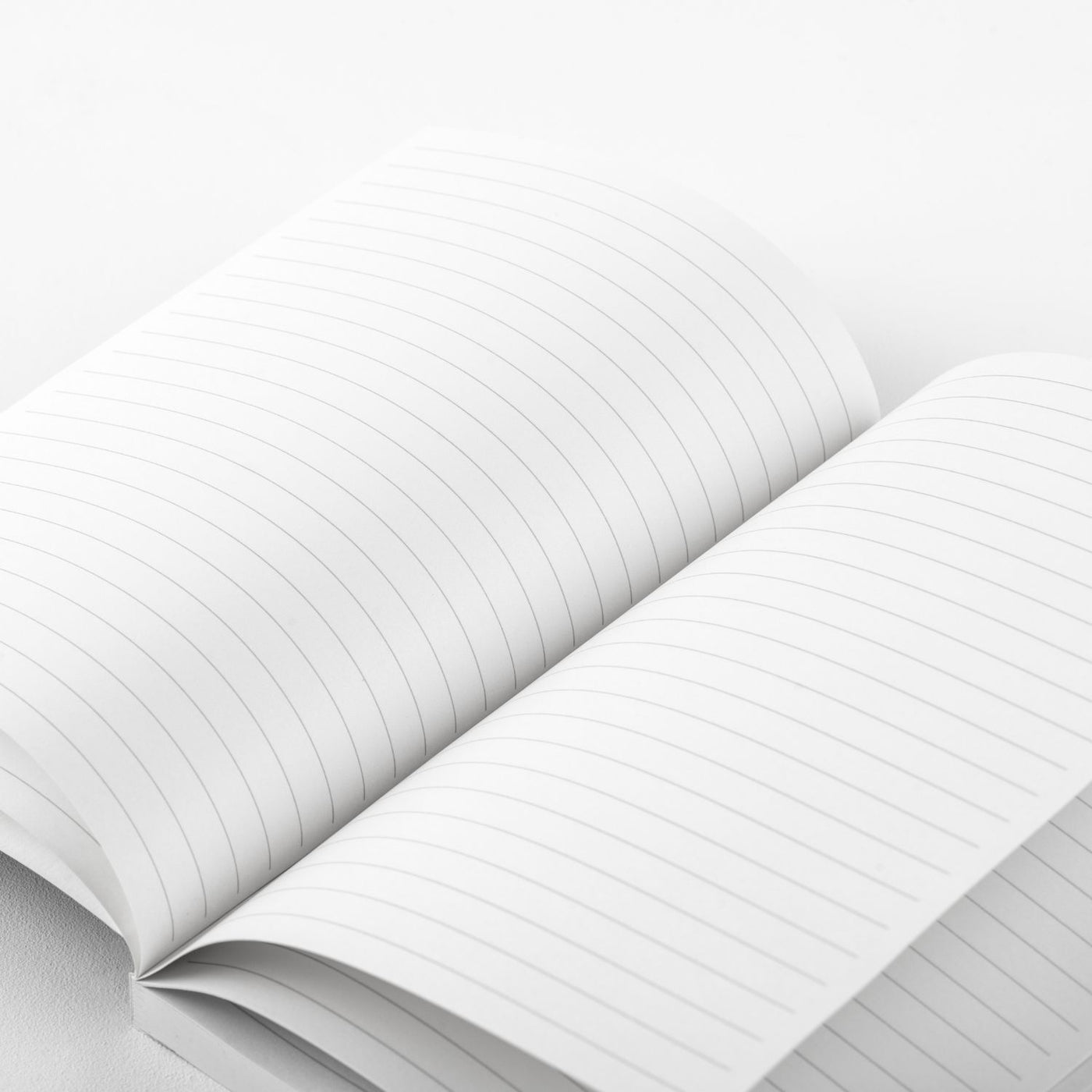 A5 Lined Lay-Flat Notebook | Black