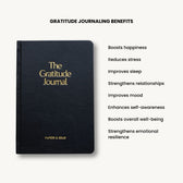 Daily Gratitude Journal with Prompts | A5 Hardcover | 90 Days